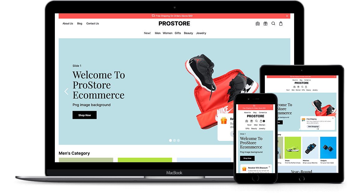 ProStore - Accessories HTML5 Responsive Website Template