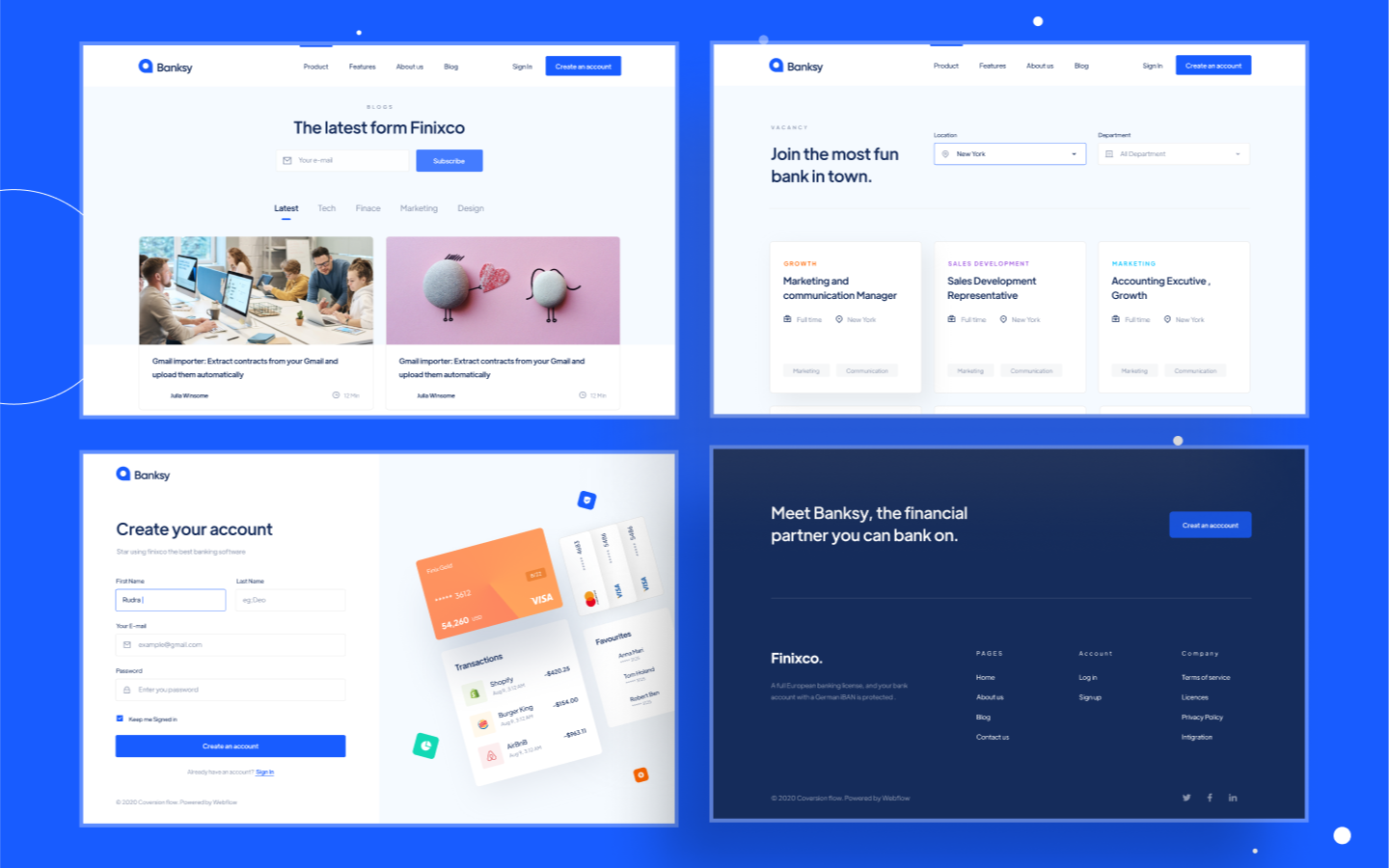 Banksy - Bank HTML5 Responsive Website Template