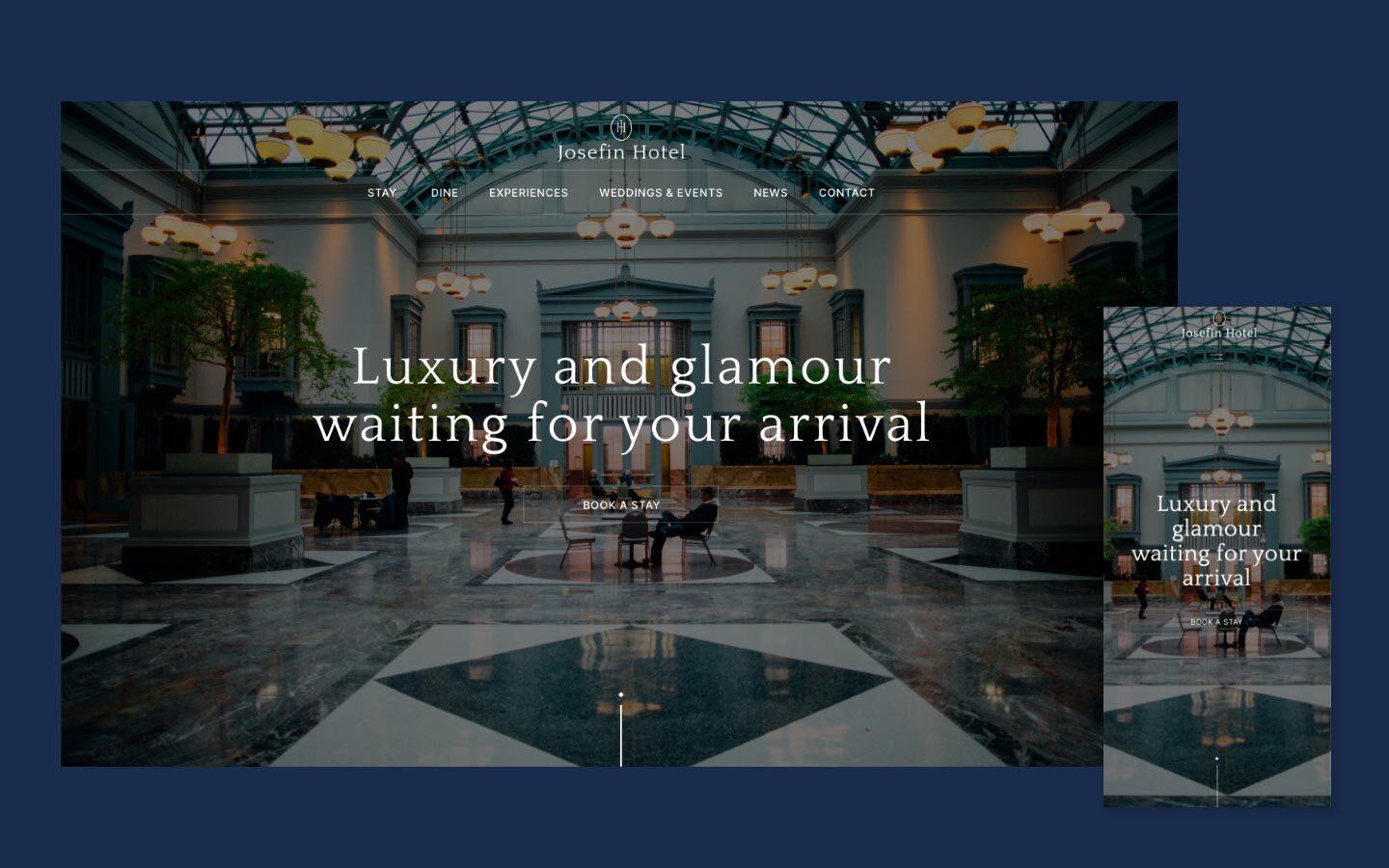 Josefin Hotel - Hotel HTML5 Responsive Website Template