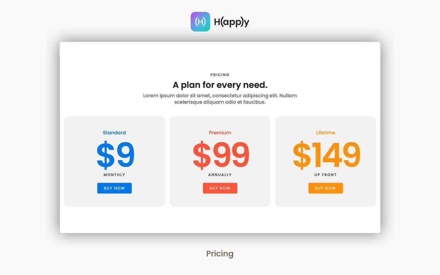Happy - App HTML5 Responsive Website Template