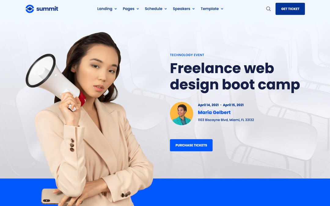Summit - Conference HTML5 Responsive Website Template