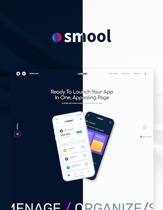 Smool - App HTML5 Responsive Website Template