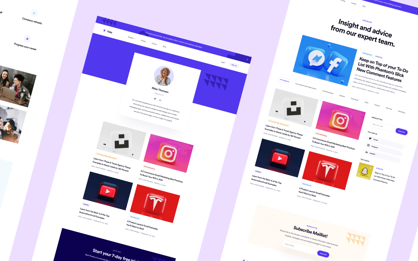 Felix - SaaS HTML5 Responsive Website Template