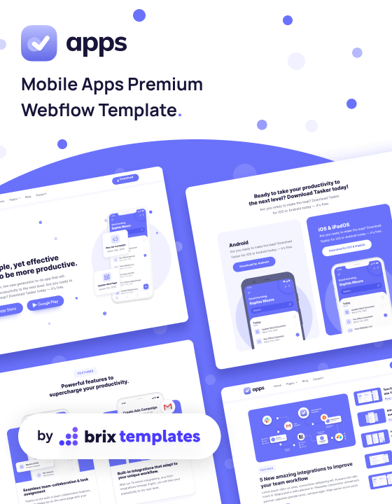 Apps - App HTML5 Responsive Website Template
