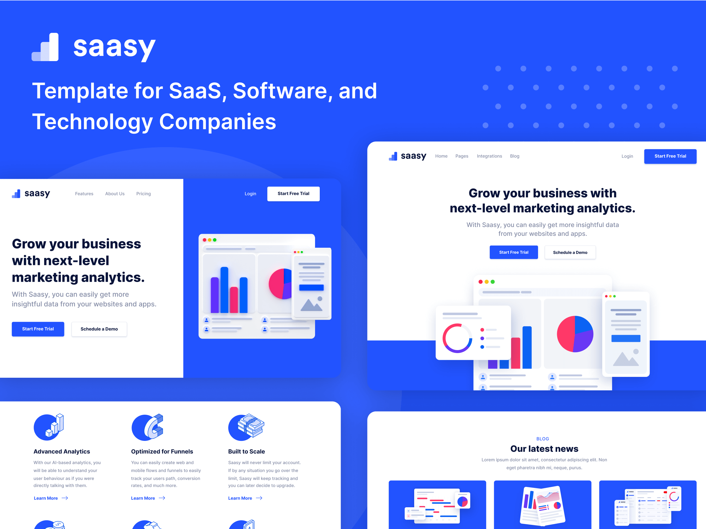 Webflow Saas Templates