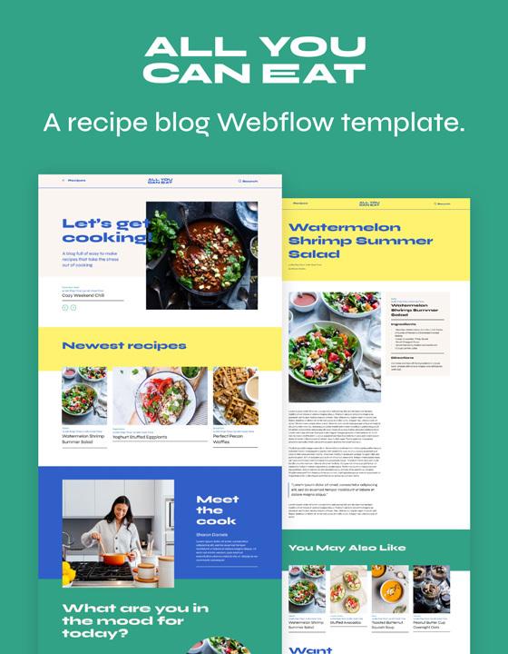 All You Can Eat - Recipe HTML5 Responsive Website Template