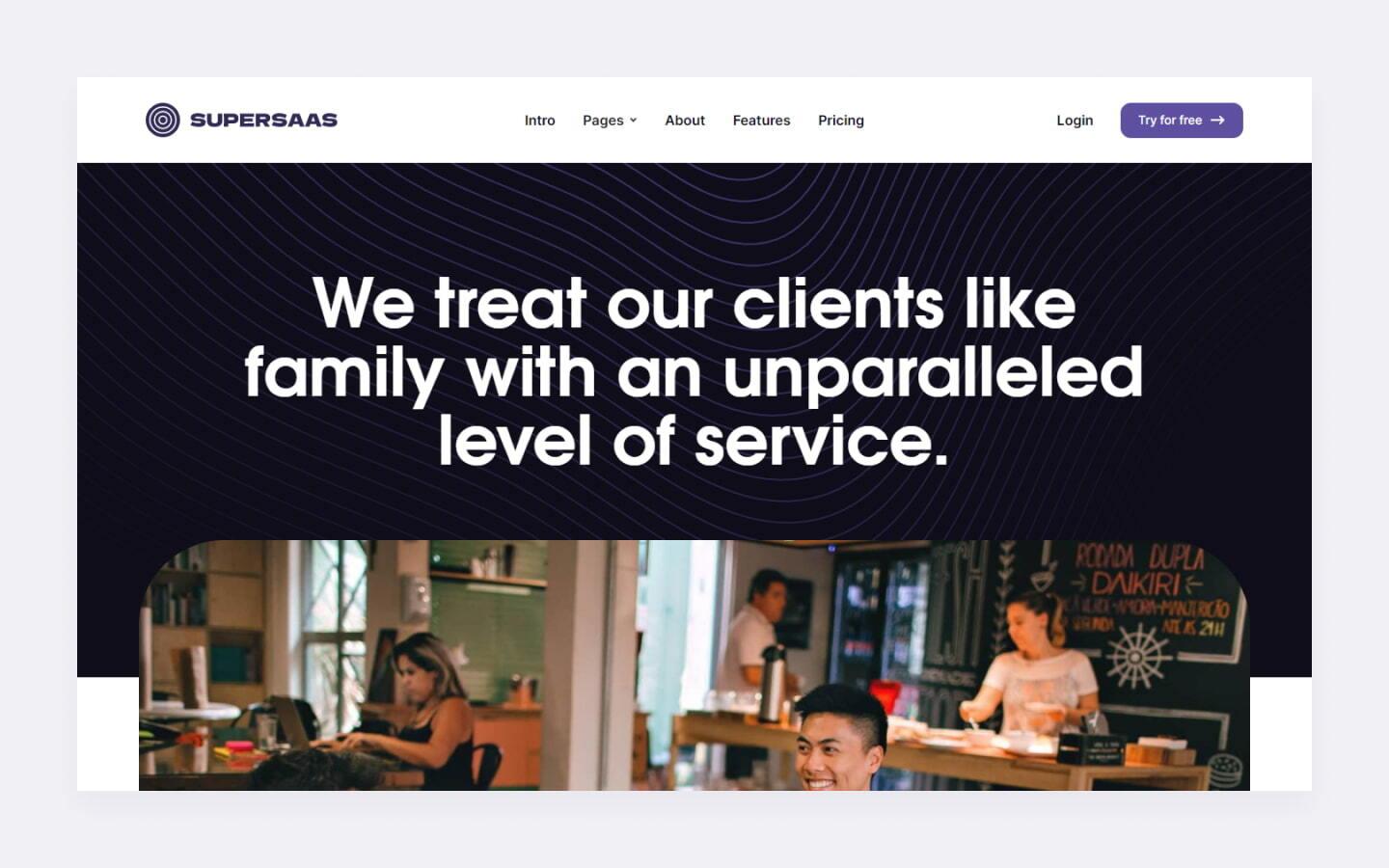 SuperSaaS - SaaS HTML5 Responsive Website Template