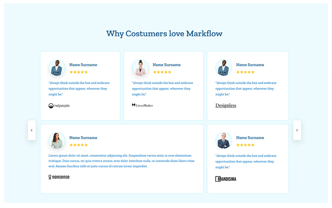 Markflow - Agency HTML5 Responsive Website Template