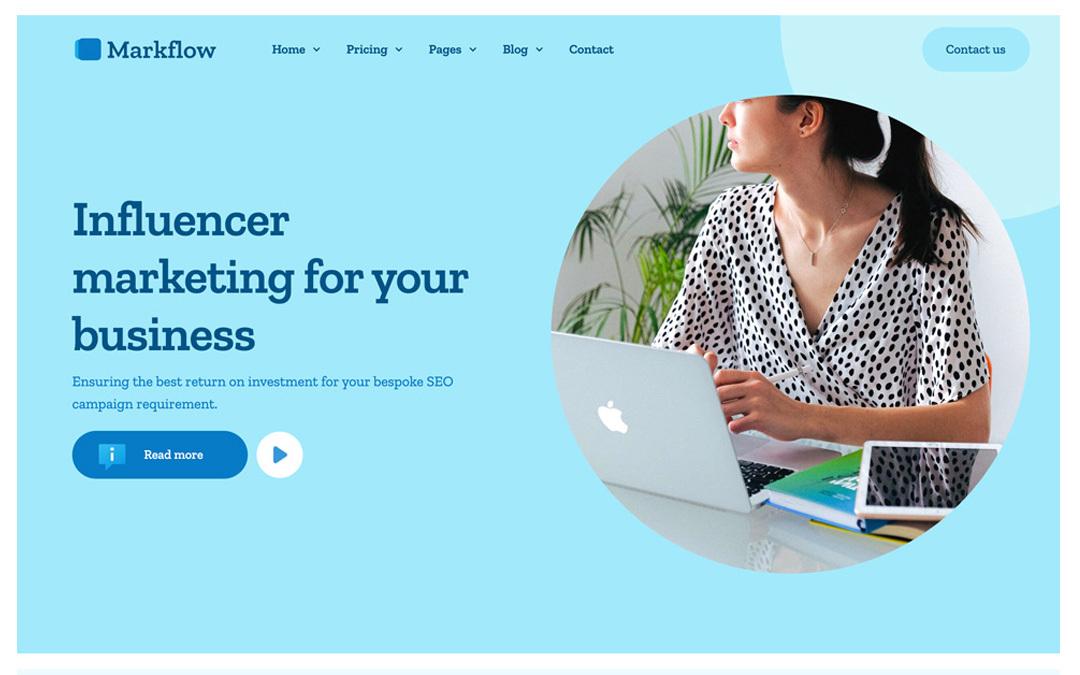 Markflow - Agency HTML5 Responsive Website Template