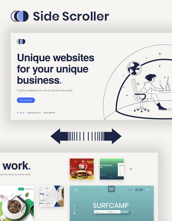 Side Scroller - Portfolio HTML5 Responsive Website Template