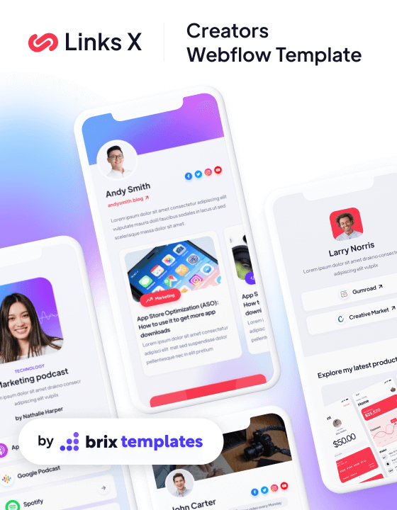 Links X - App HTML5 Responsive Website Template