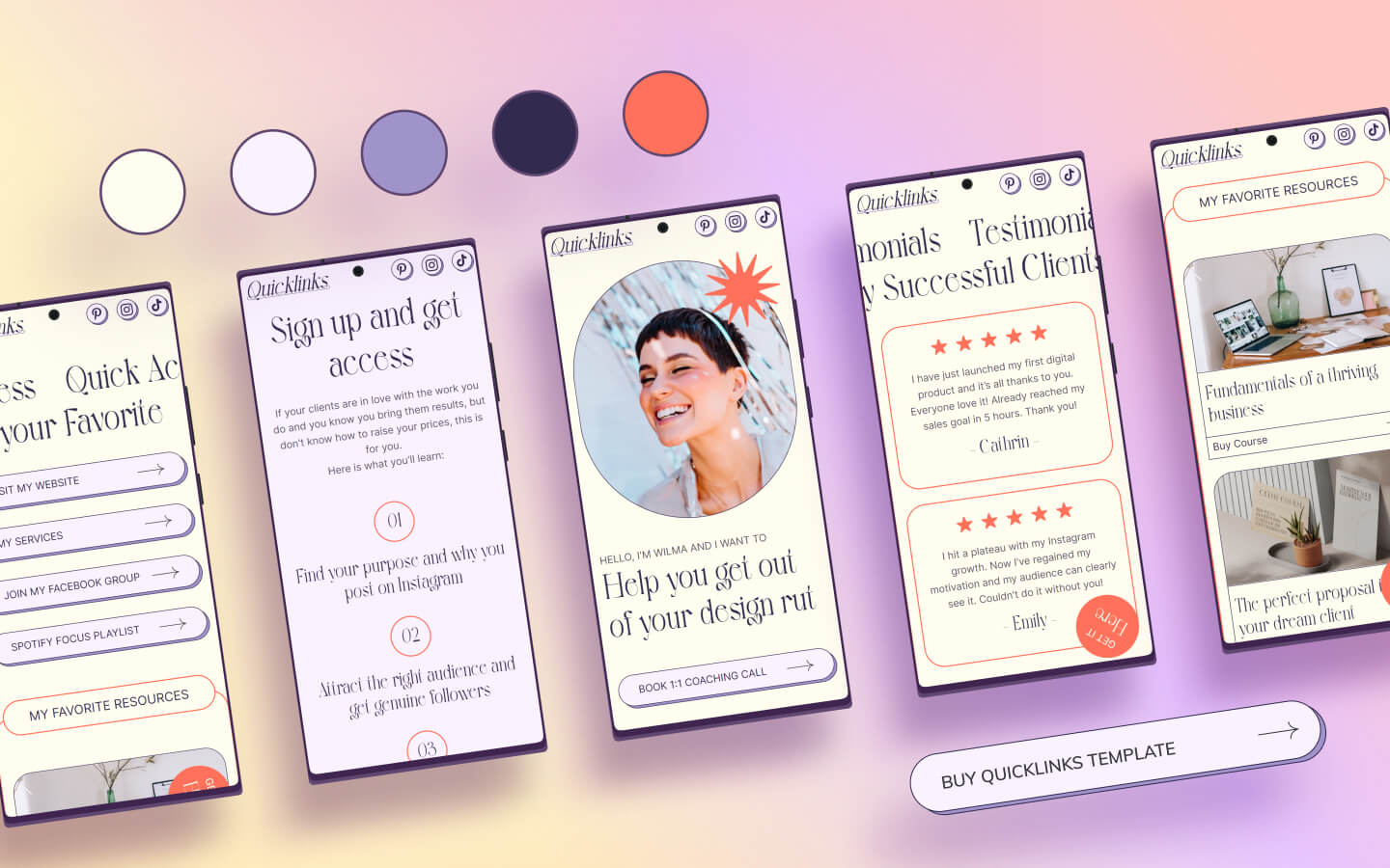 Quicklinks - Landing page HTML5 Responsive Website Template