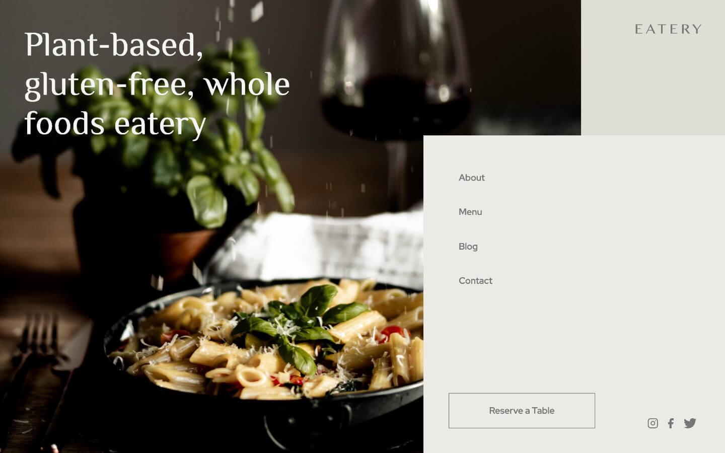 Eatery - Restaurant HTML5 Responsive Website Template