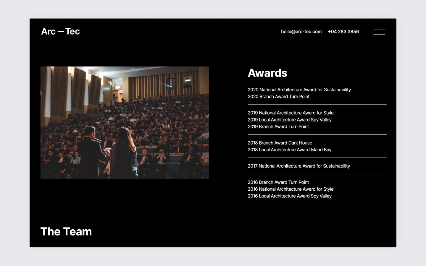 Arc-Tec - Architecture HTML5 Responsive Website Template