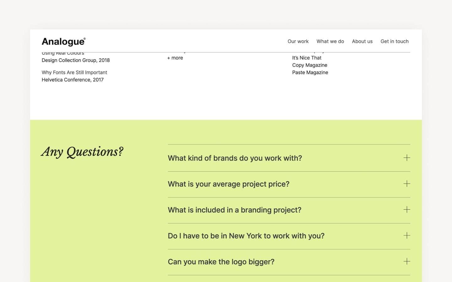 Analogue - Agency HTML5 Responsive Website Template