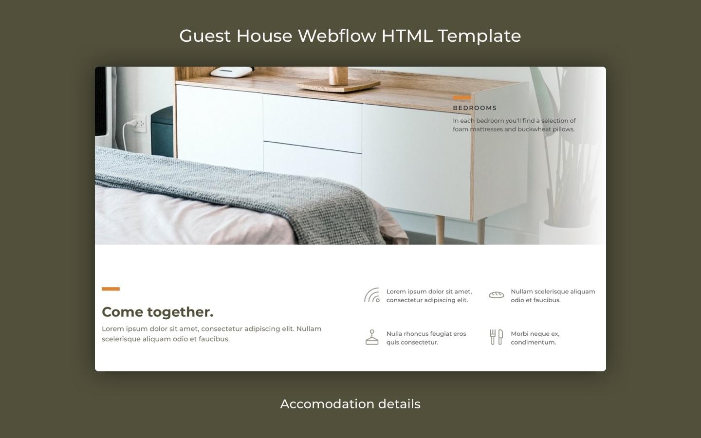 Guest House - Hotel HTML5 Responsive Website Template