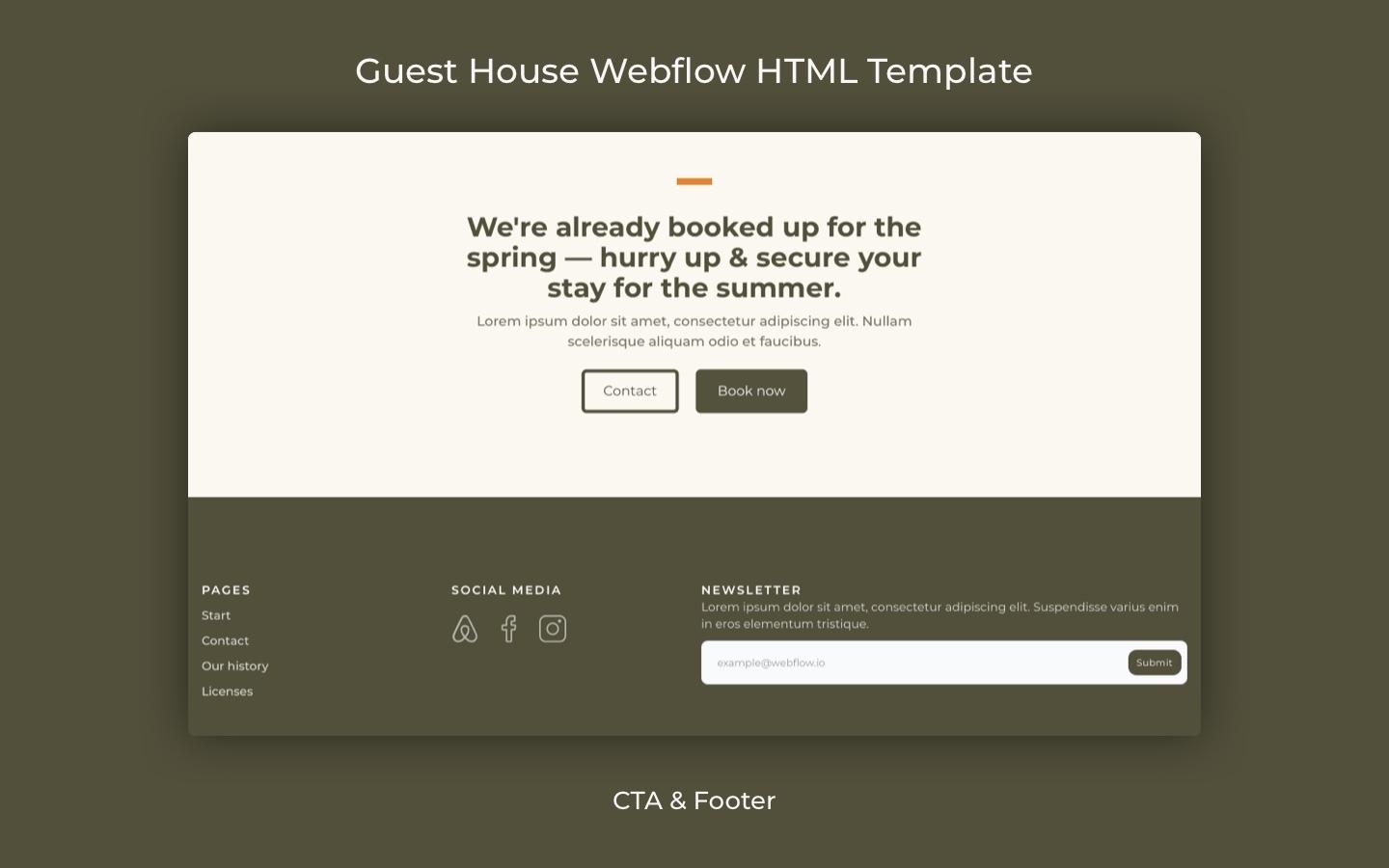 Guest House - Hotel HTML5 Responsive Website Template