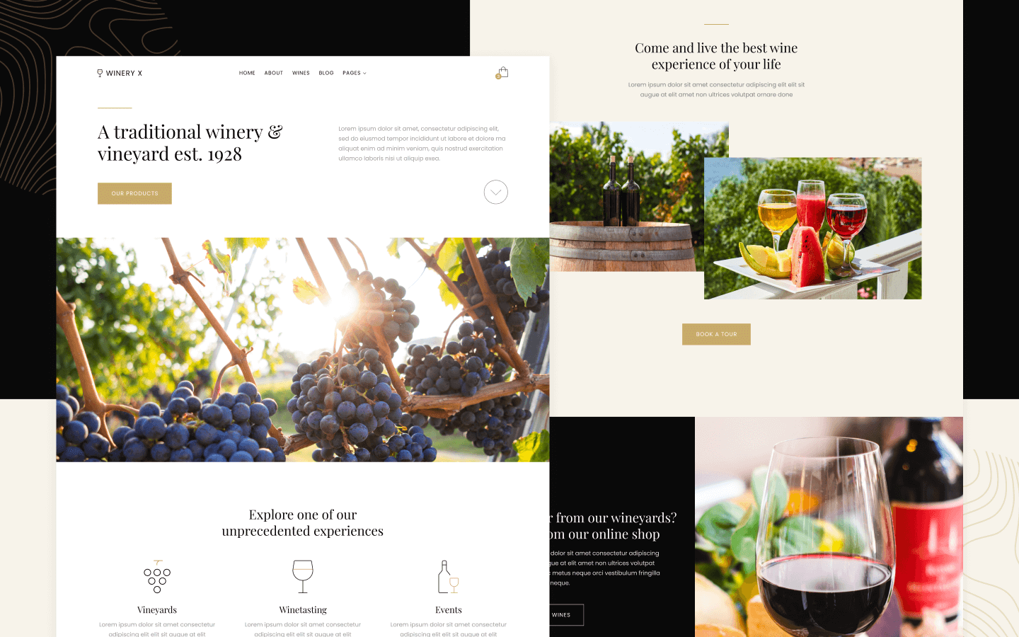 Winery X - Winery HTML5 Responsive Website Template