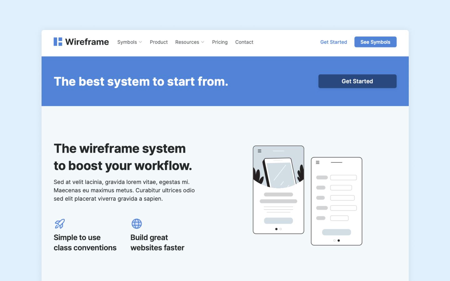 Wireframe - Creative HTML5 Responsive Website Template
