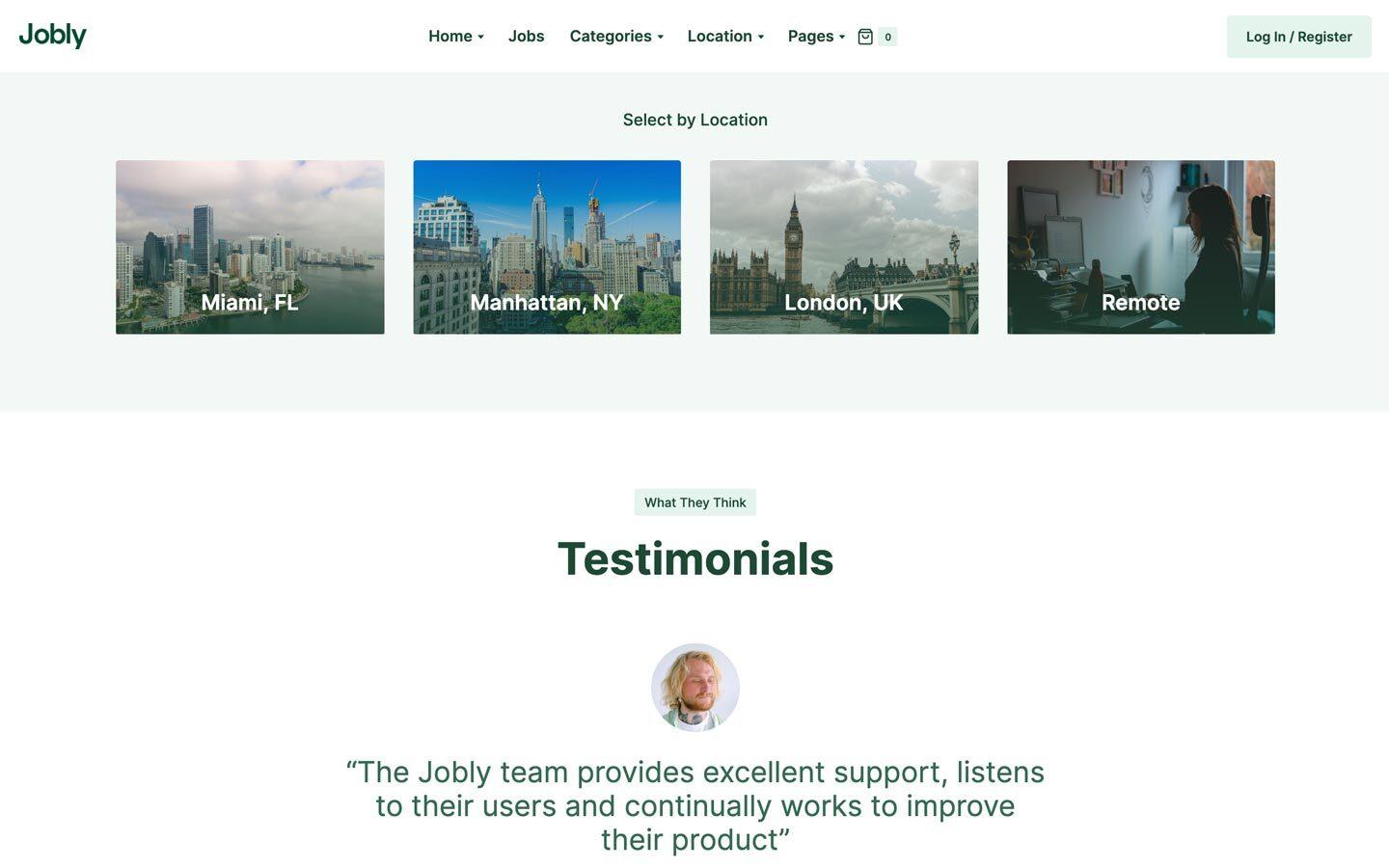 Jobly - Job Portal HTML5 Responsive Website Template