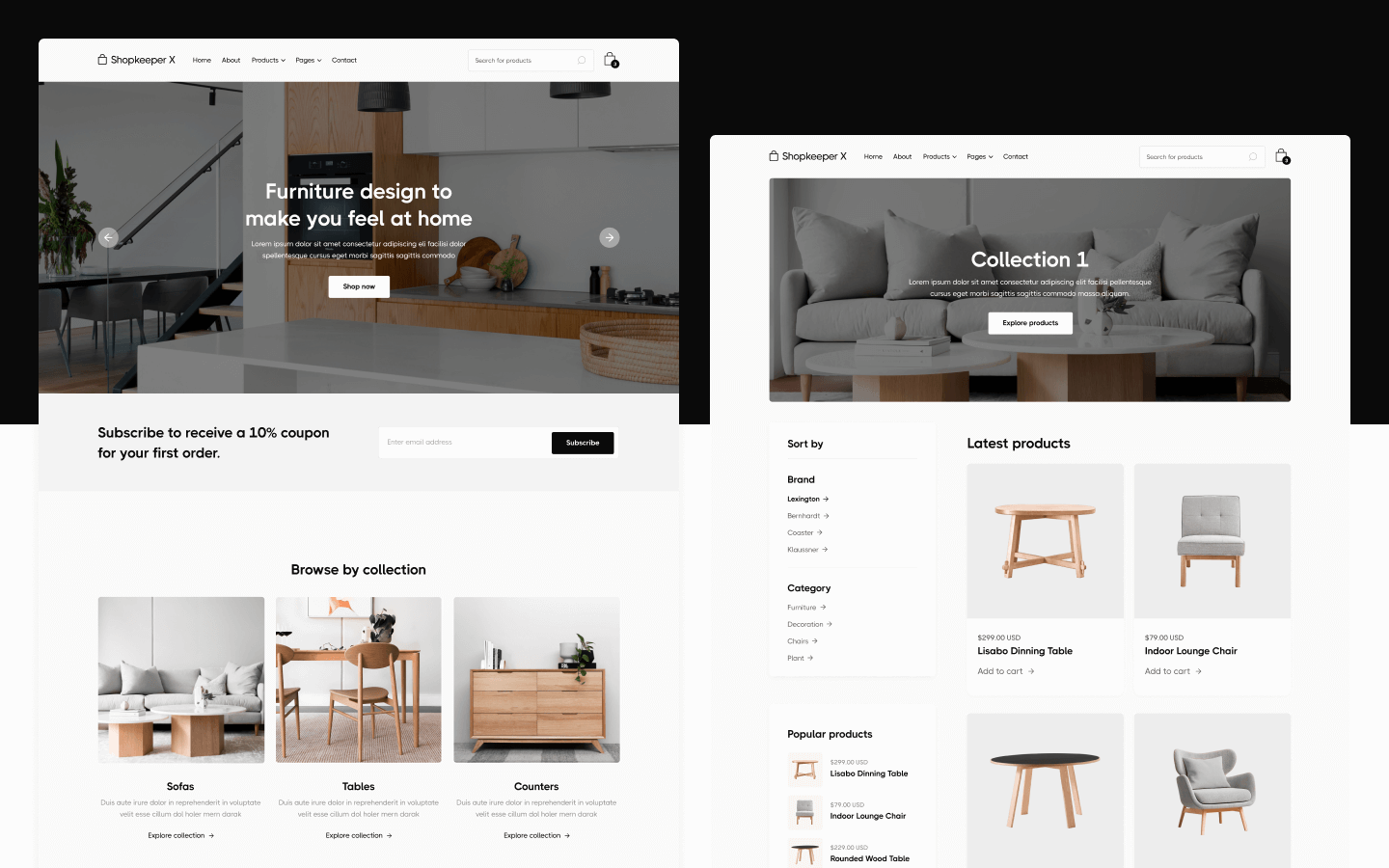 Shopkeeper X - Retail HTML5 Responsive Website Template