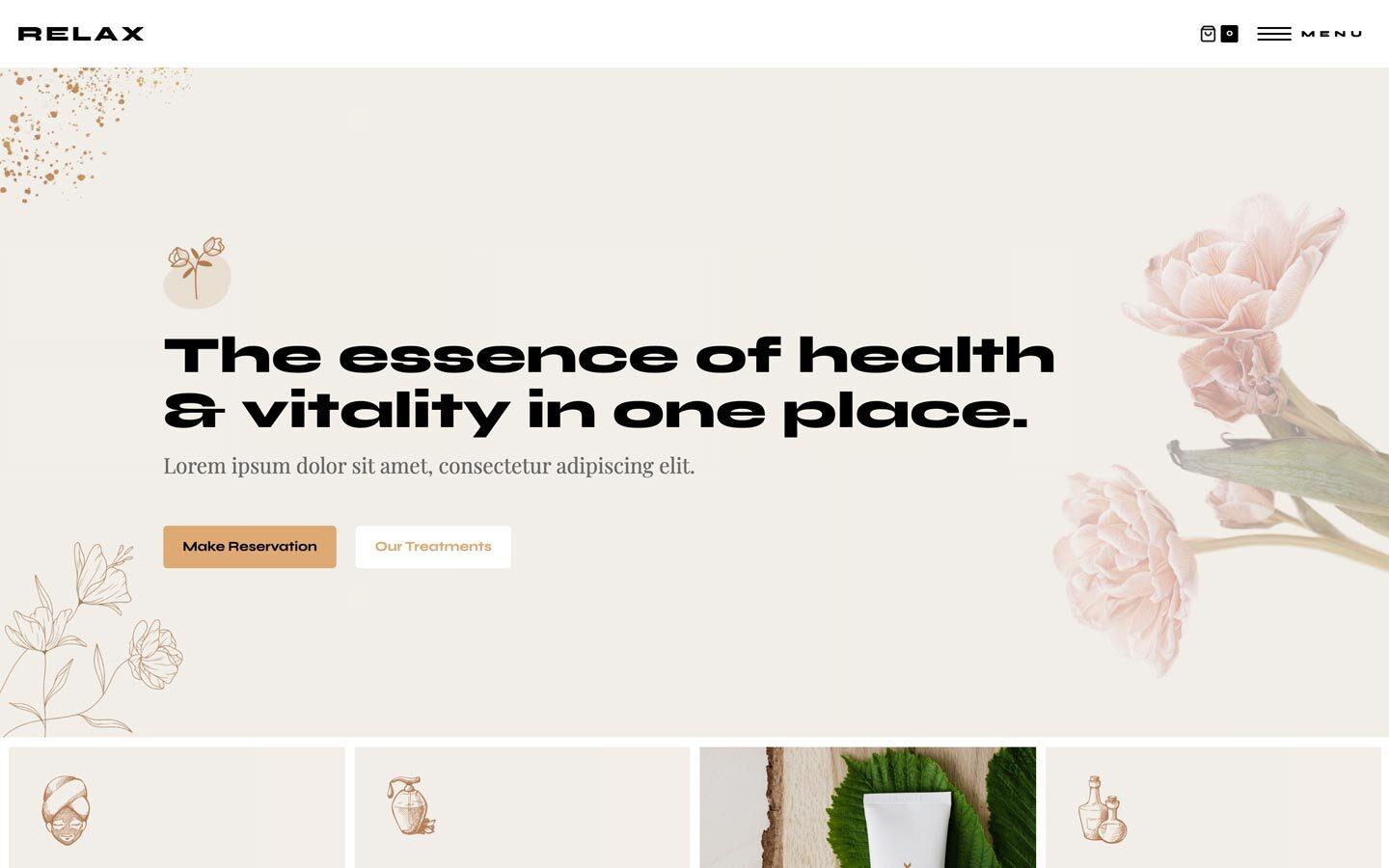 Relax - Spa HTML5 Responsive Website Template