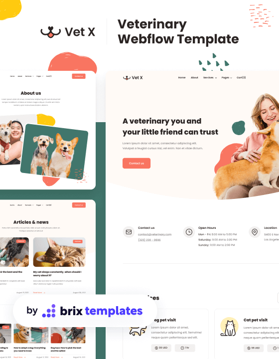 Vet X - Veterinary HTML5 Responsive Website Template