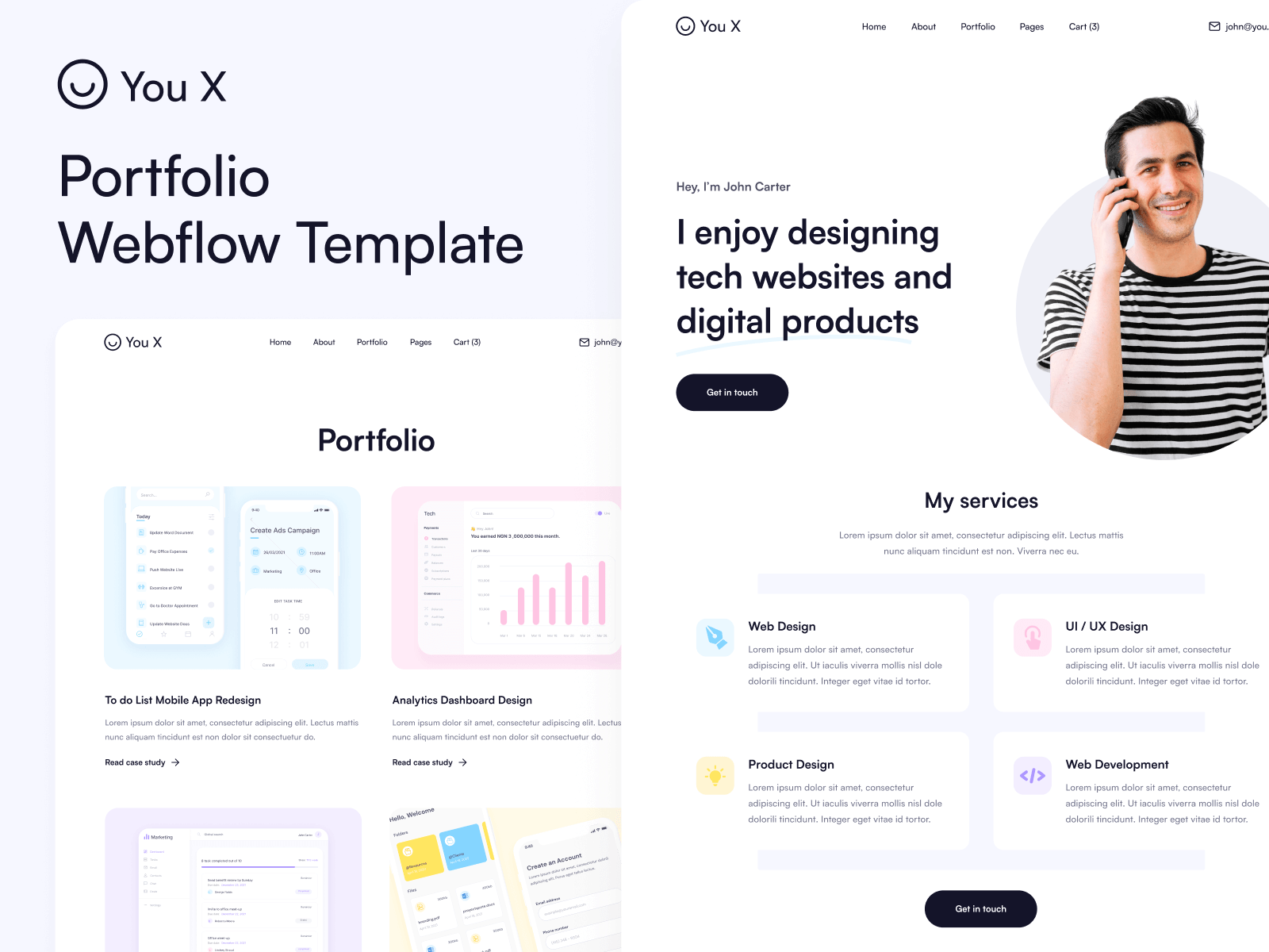 You X - Portfolio HTML5 Responsive Website Template