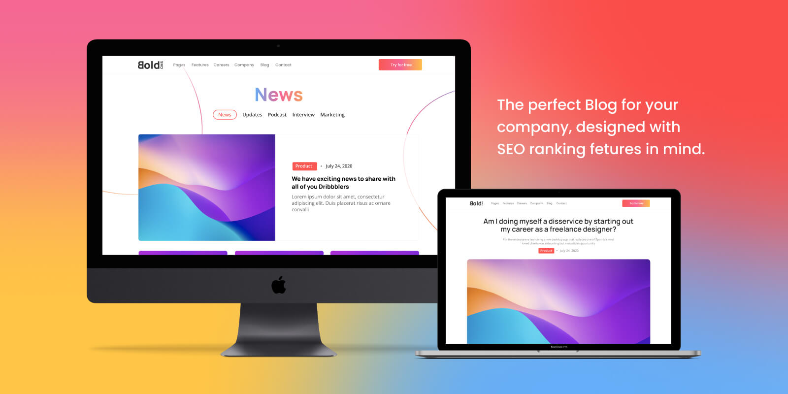 Bold CMS - App HTML5 Responsive Website Template