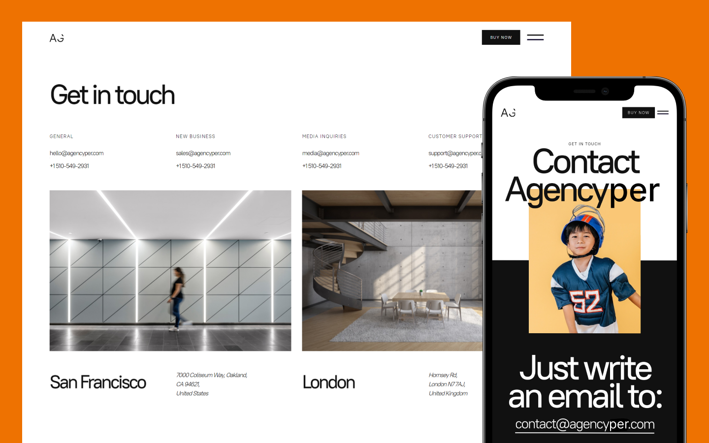 Agencyper - Agency HTML5 Responsive Website Template