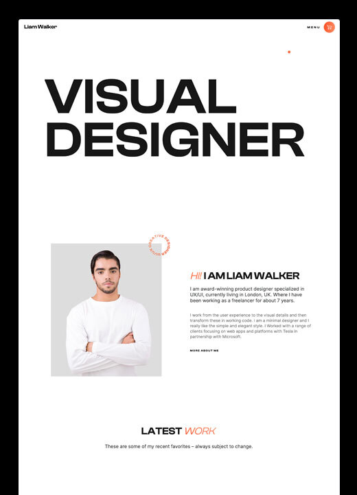 Liam Walker - Portfolio HTML5 Responsive Website Template