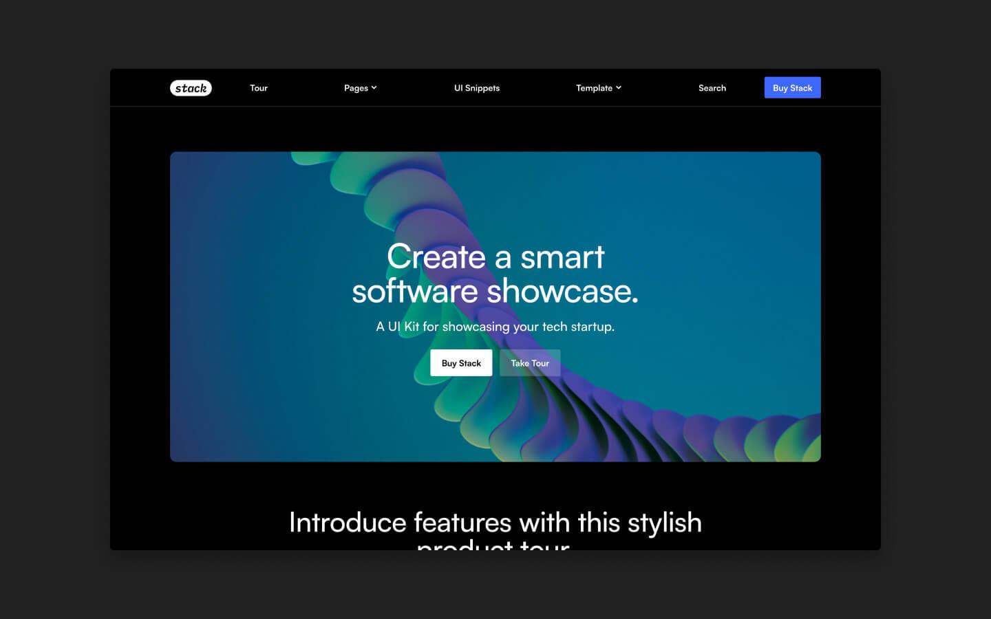 Stack - Software HTML5 Responsive Website Template