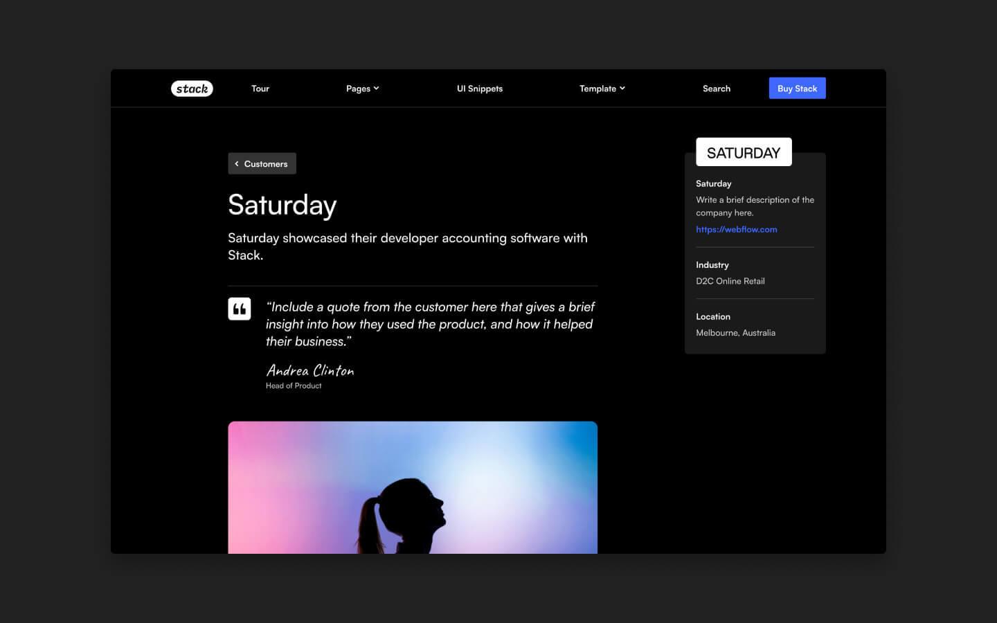 Stack - Software HTML5 Responsive Website Template