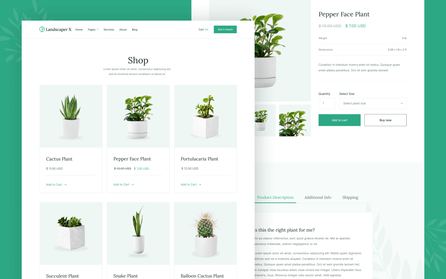 Landscaper X - Agriculture HTML5 Responsive Website Template