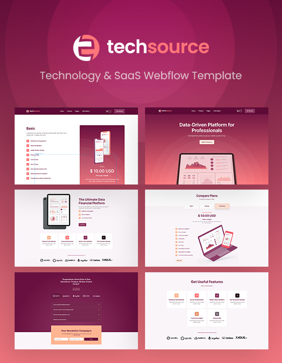 Techsource - Agency HTML5 Responsive Website Template