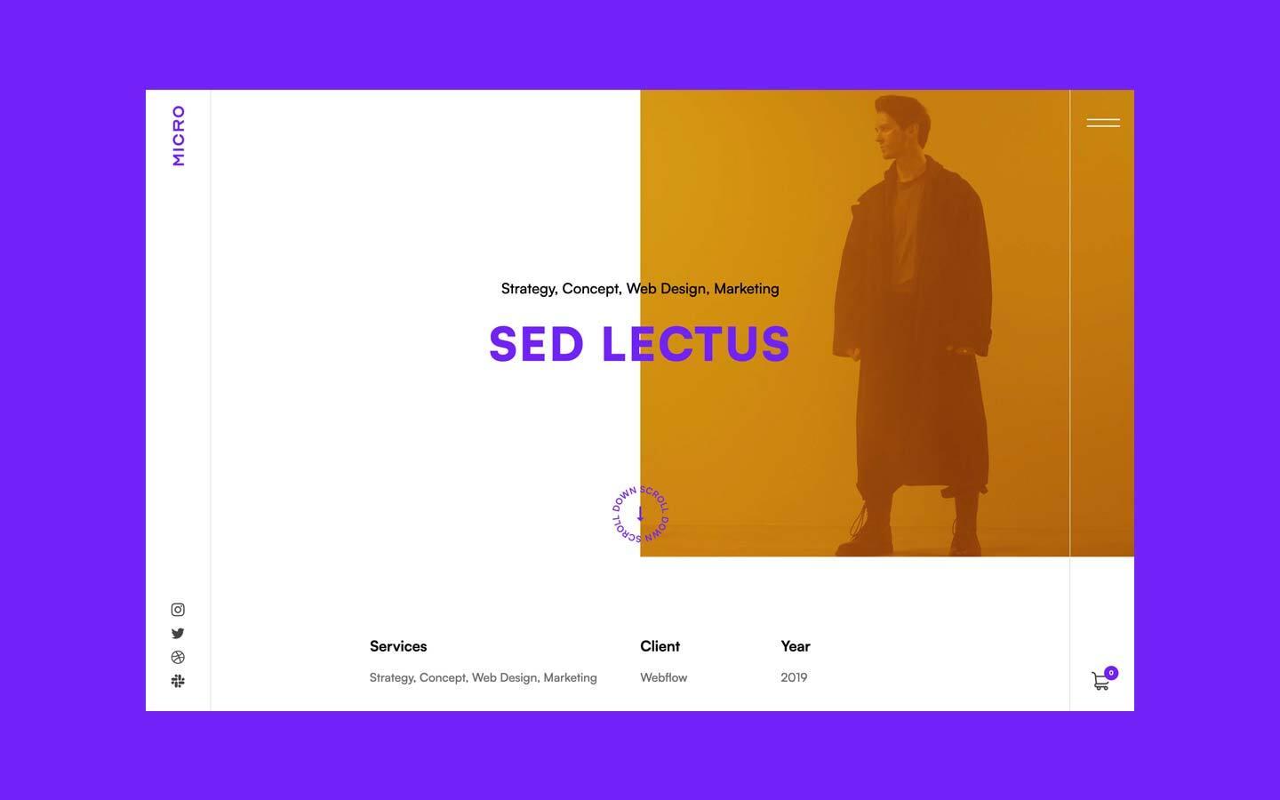 Micro - Creative HTML5 Responsive Website Template