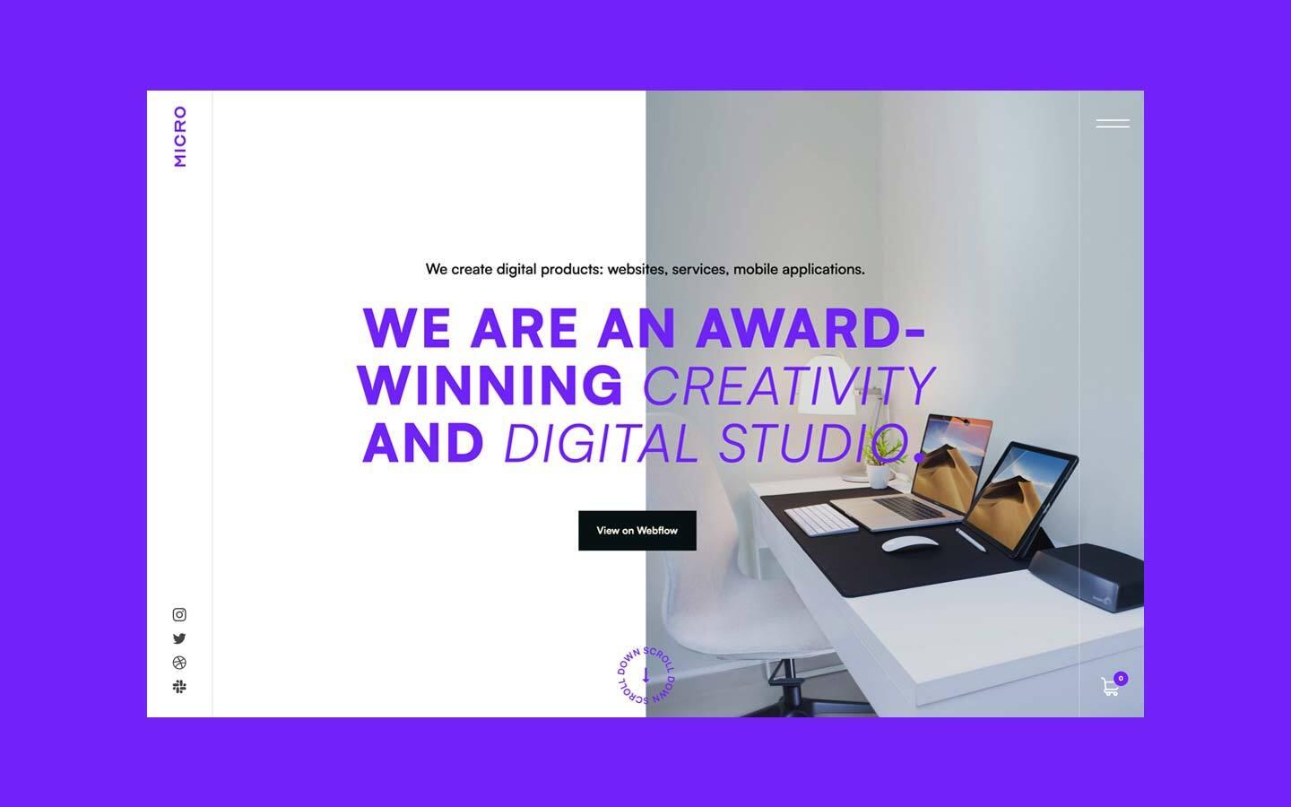 Micro - Creative HTML5 Responsive Website Template