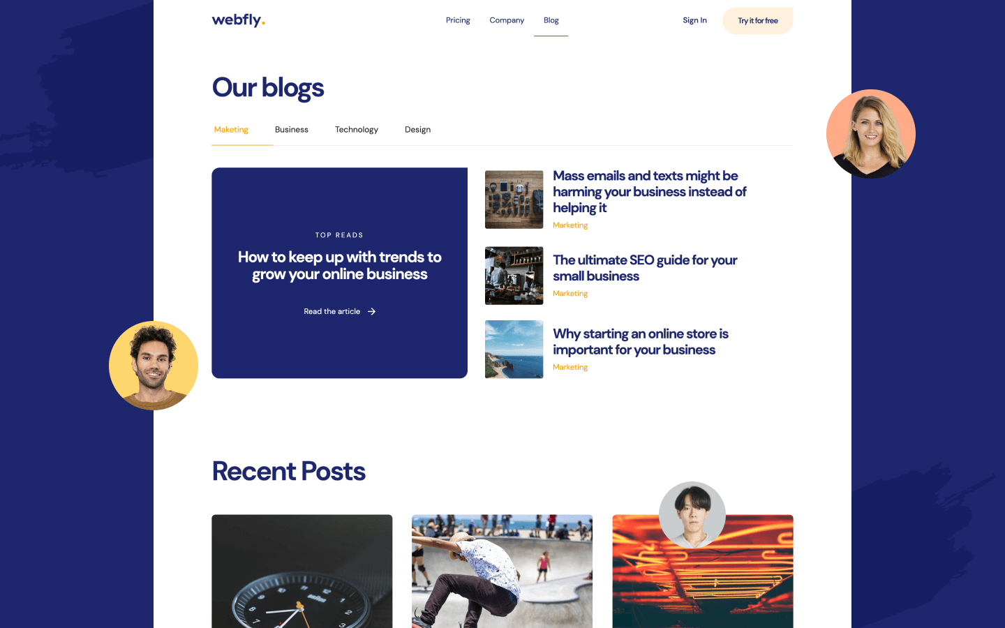 Webfly - Software HTML5 Responsive Website Template
