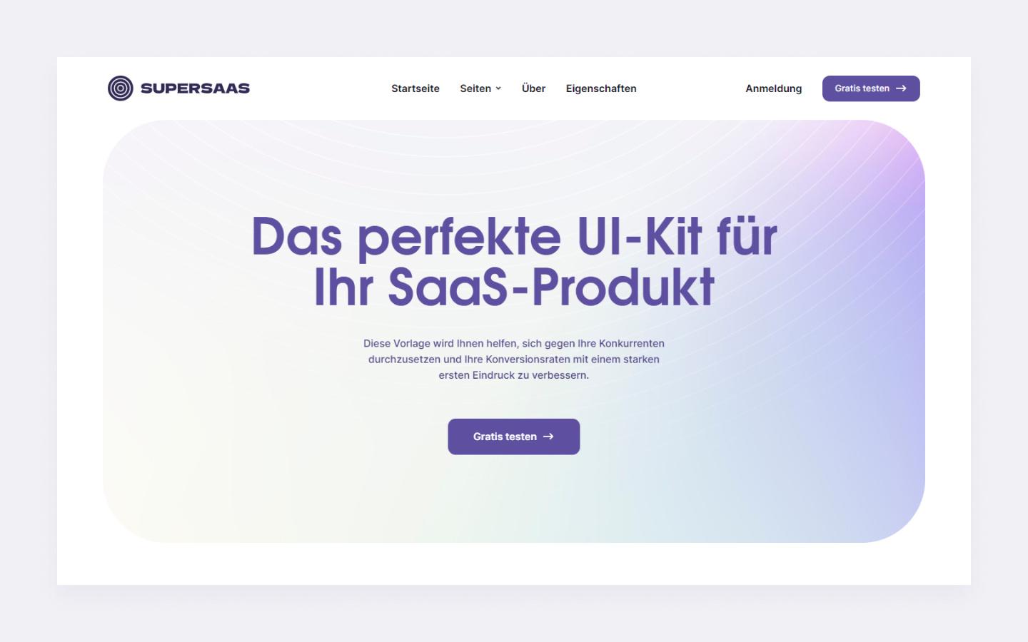 SuperSaaS (DE) - SaaS HTML5 Responsive Website Template