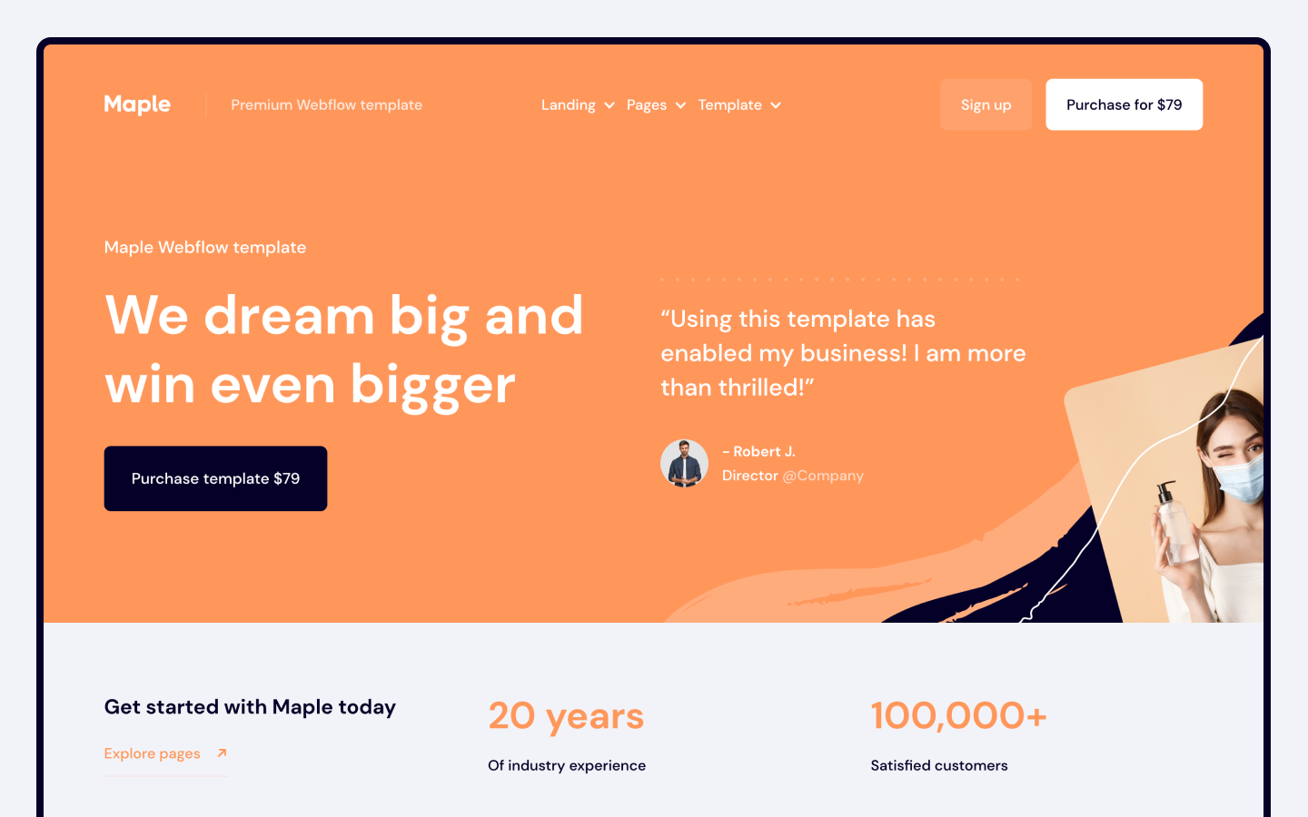Maple - Startup HTML5 Responsive Website Template