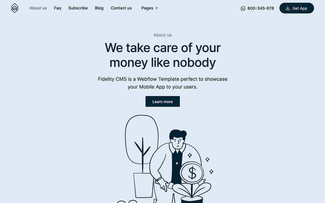Fidelity - Startup HTML5 Responsive Website Template