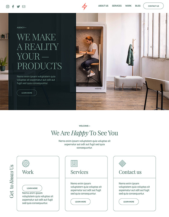 Agata - Agency HTML5 Responsive Website Template