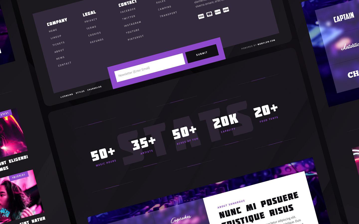 Sonorous - Event HTML5 Responsive Website Template