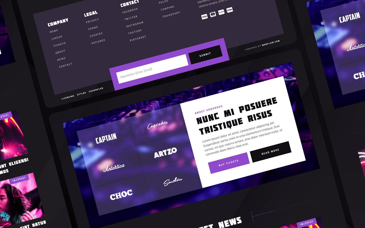 Sonorous - Event HTML5 Responsive Website Template