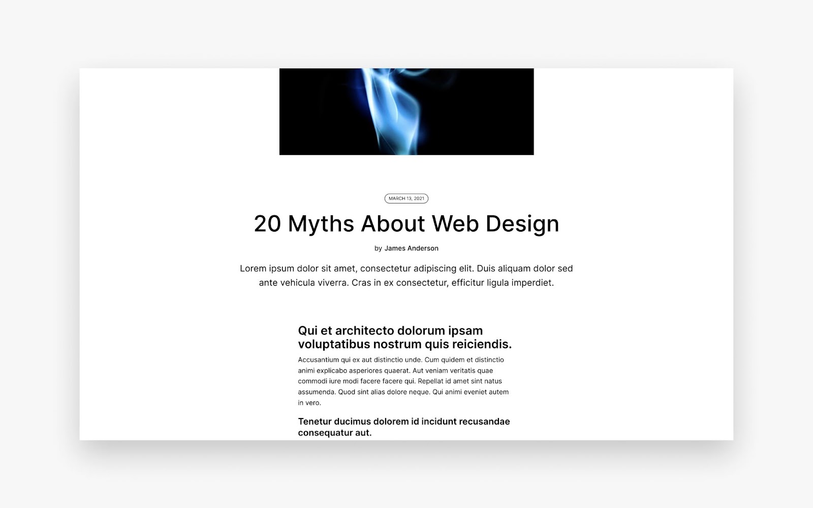 Ascension - Blog HTML5 Responsive Website Template