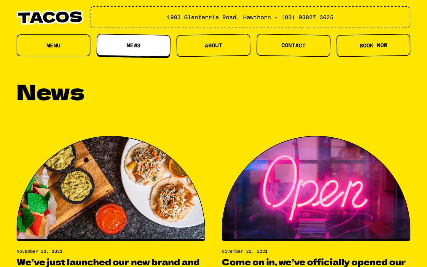 Tacos - Restaurant HTML5 Responsive Website Template