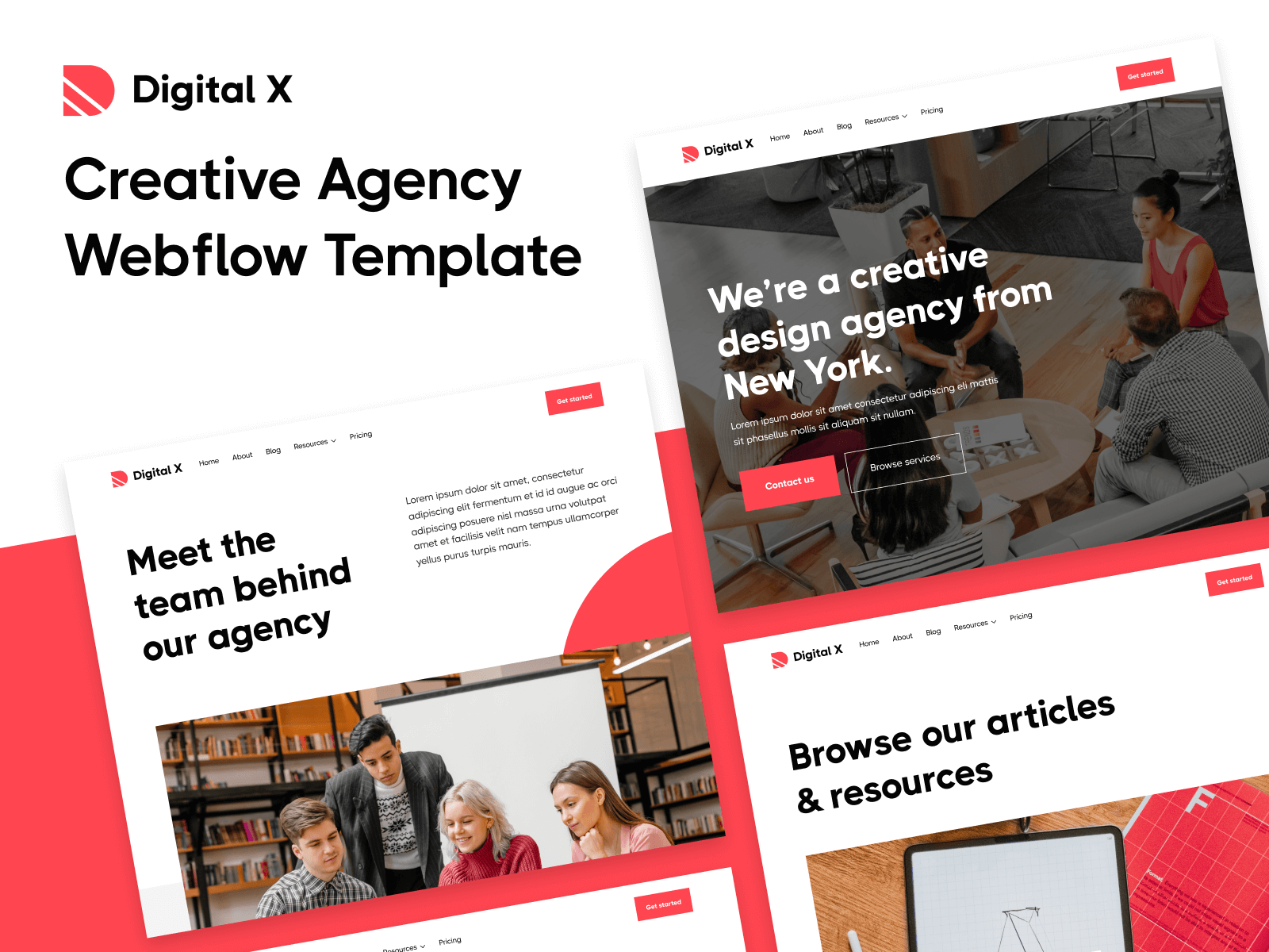 Digital X - Agency HTML5 Responsive Website Template