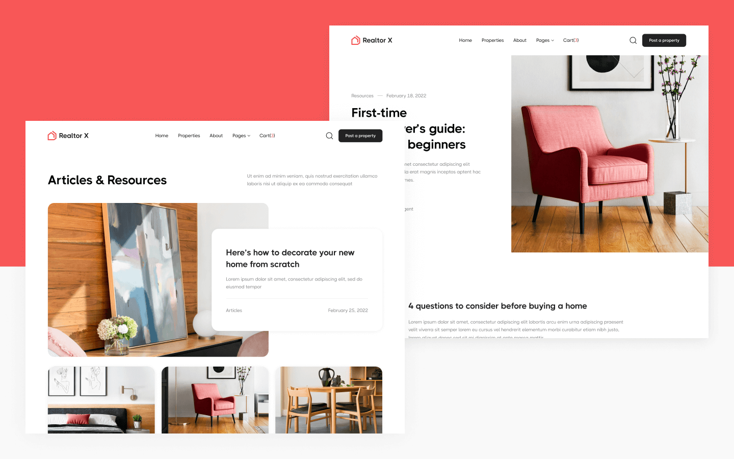 Realtor X - Real Estate HTML5 Responsive Website Template