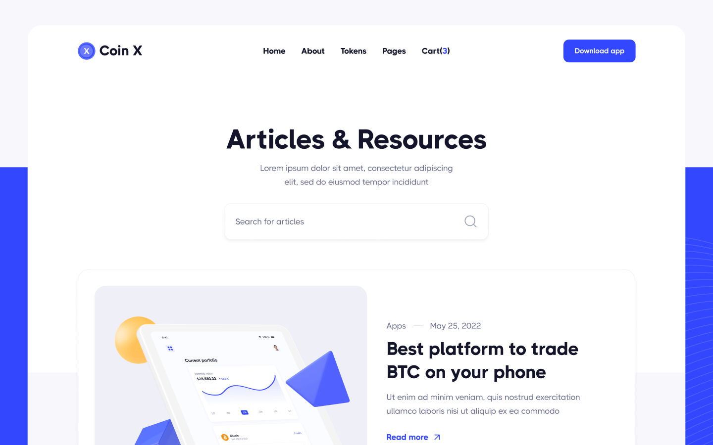 Coin X - Finance HTML5 Responsive Website Template