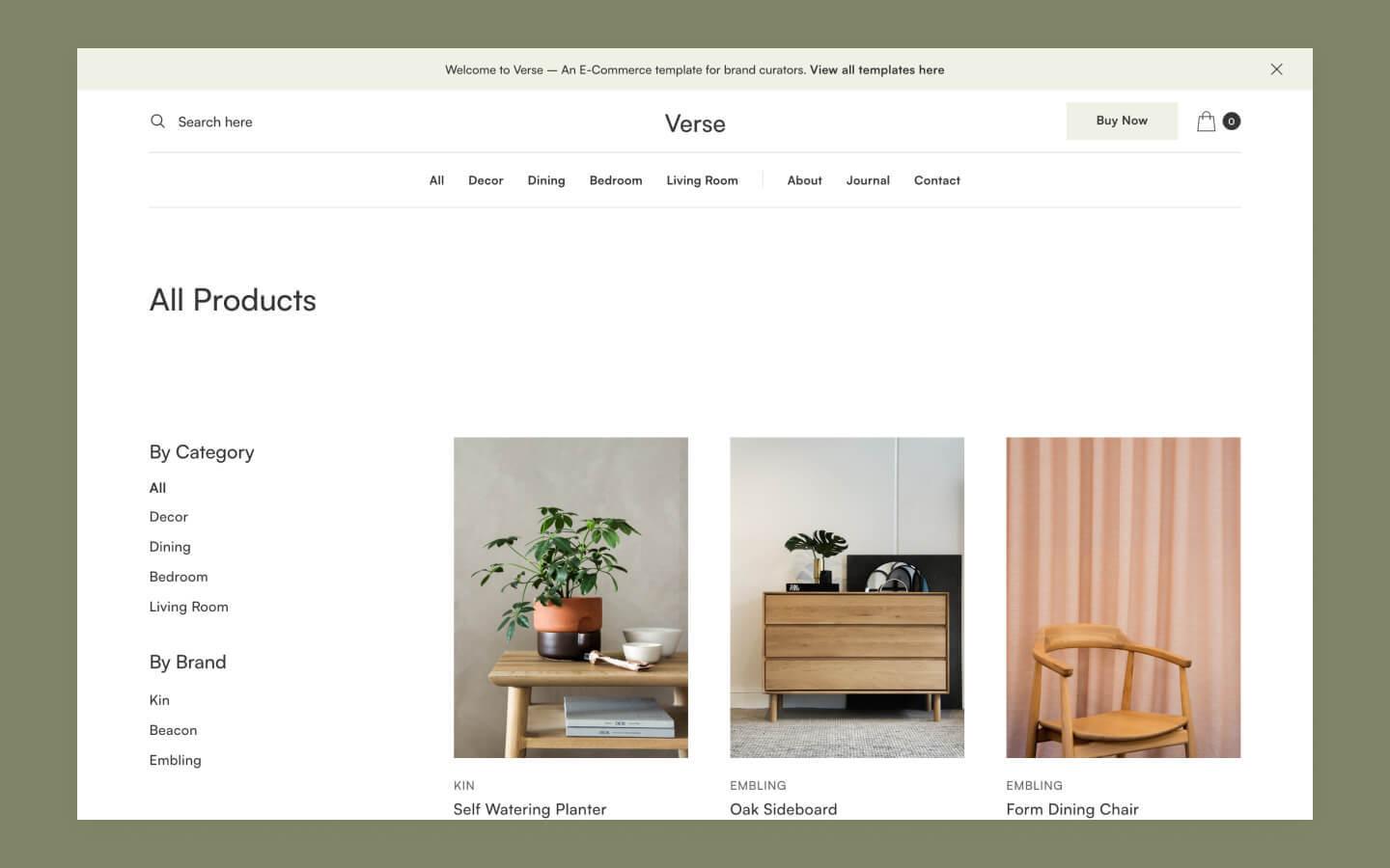 Verse - Shop HTML5 Responsive Website Template